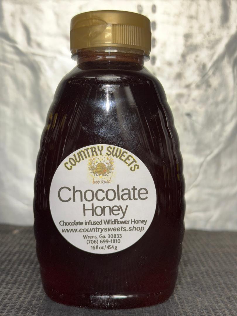 Country Sweets Infused Chocolate Honey 16oz Squeeze Bottle – Country ...
